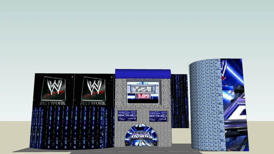 Custom Smackdown stage Y2J Entrance | 3D Warehouse