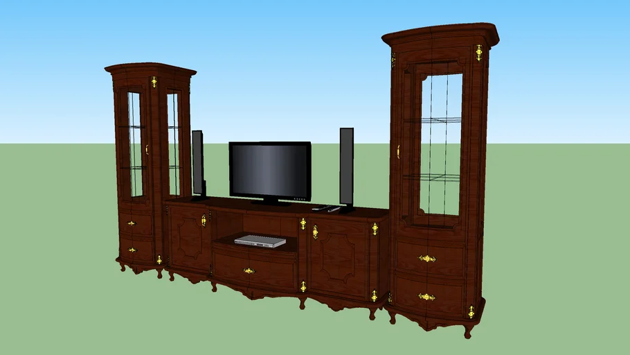 TV Holder & Showcase | 3D Warehouse