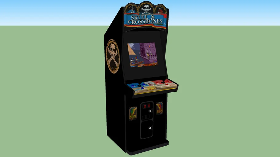 Skull & Crossbones Arcade Game | 3D Warehouse