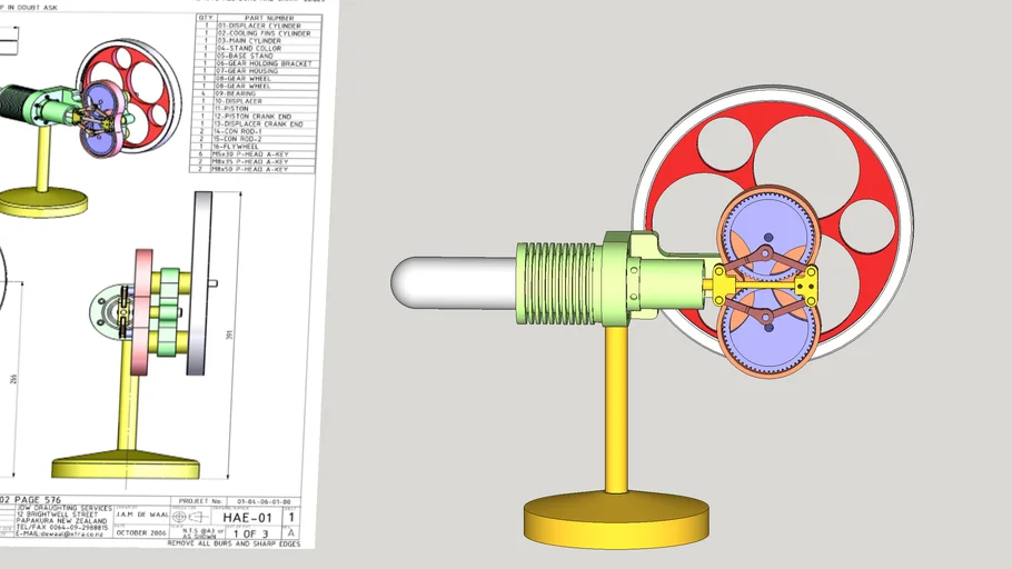 Hot Air Engine | 3D Warehouse