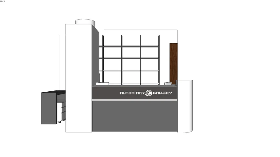 reception desk | 3D Warehouse