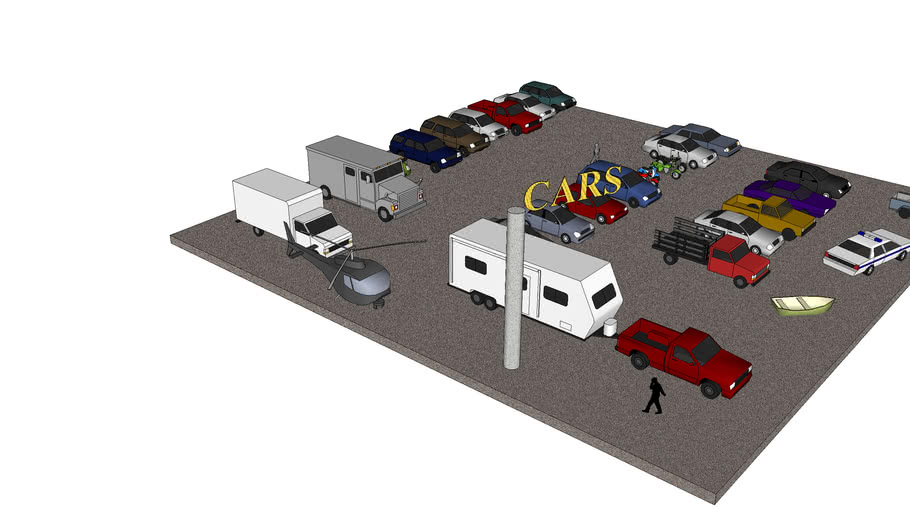 small car lot | 3D Warehouse