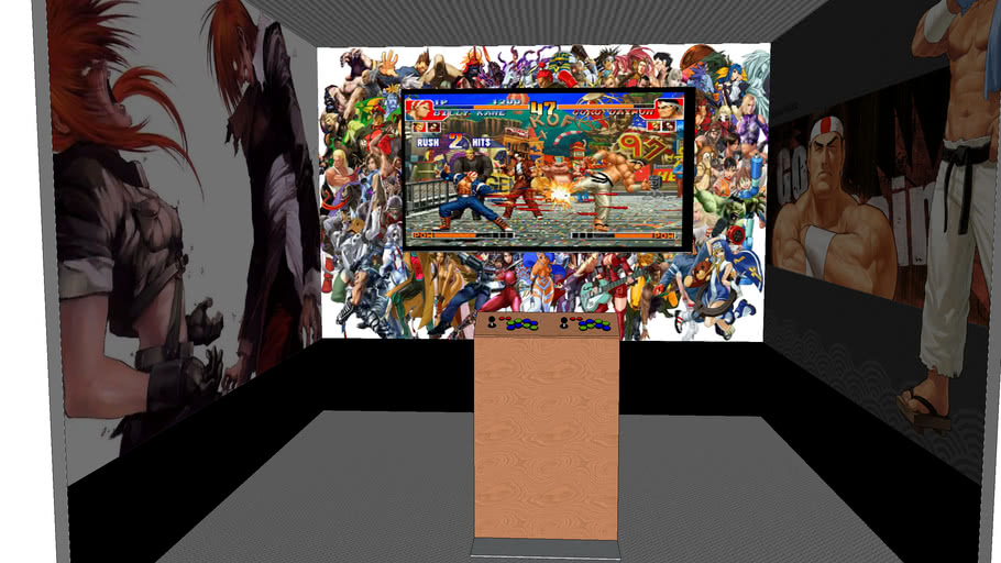 Cuarto de juegos arcade | 3D Warehouse