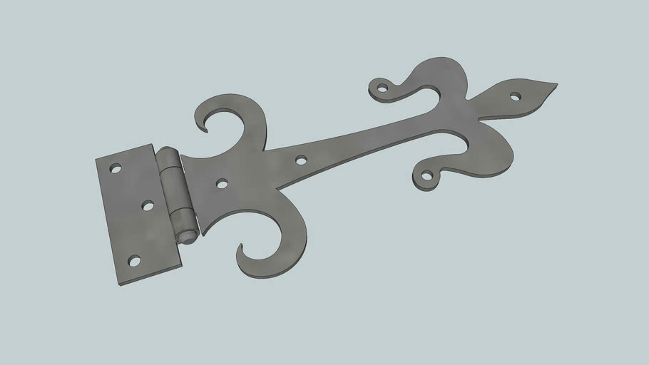 Gate hinge 03 | 3D Warehouse