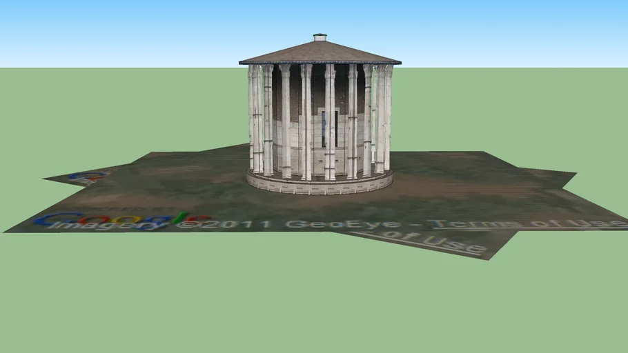 round wall building | 3D Warehouse