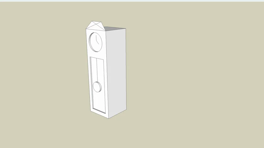 Grandfather Clock | 3D Warehouse