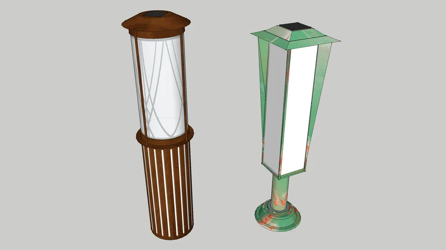 Bollards (x2) | 3D Warehouse