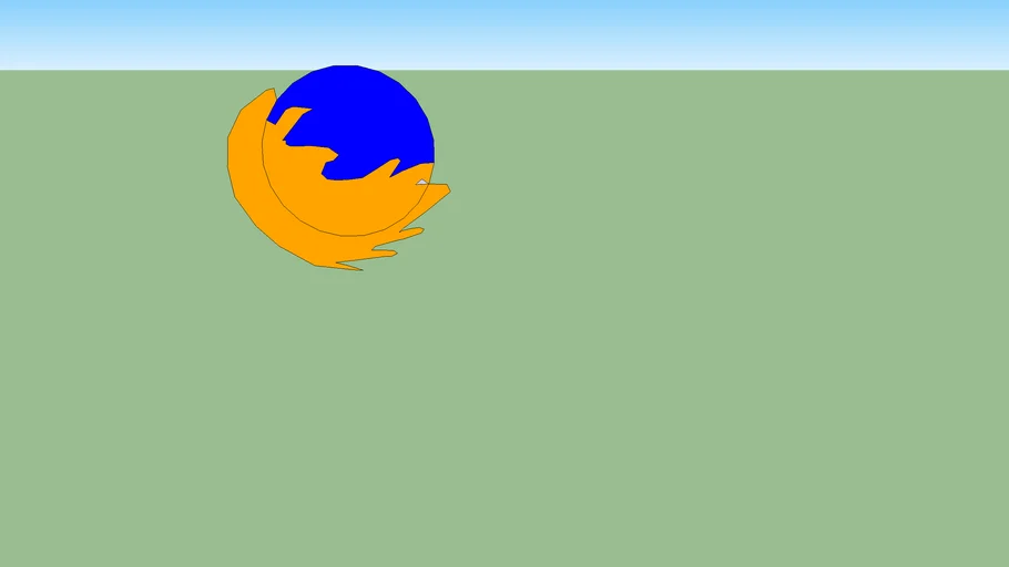logotipo mozilla firefox | 3D Warehouse
