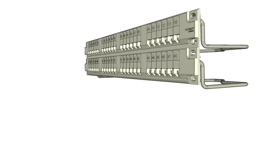 iPatch Panel - 48-Ports | 3D Warehouse