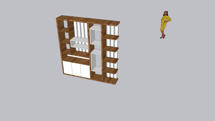 Lemari partisi | 3D Warehouse