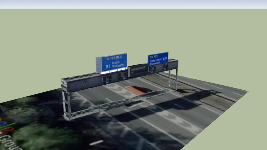 M27/M3 sign | 3D Warehouse