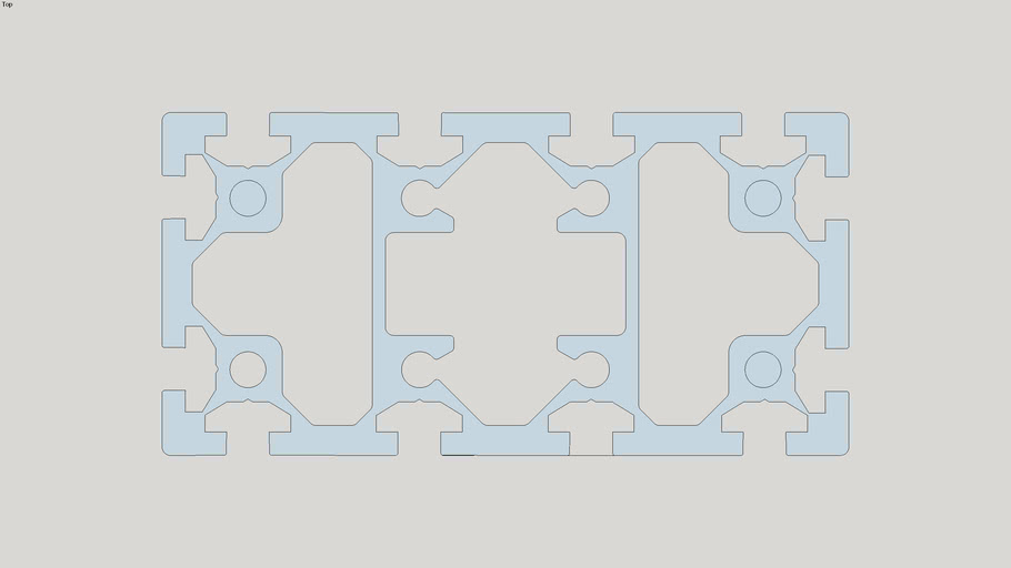 80160 Aluminium Extrusion | 3D Warehouse