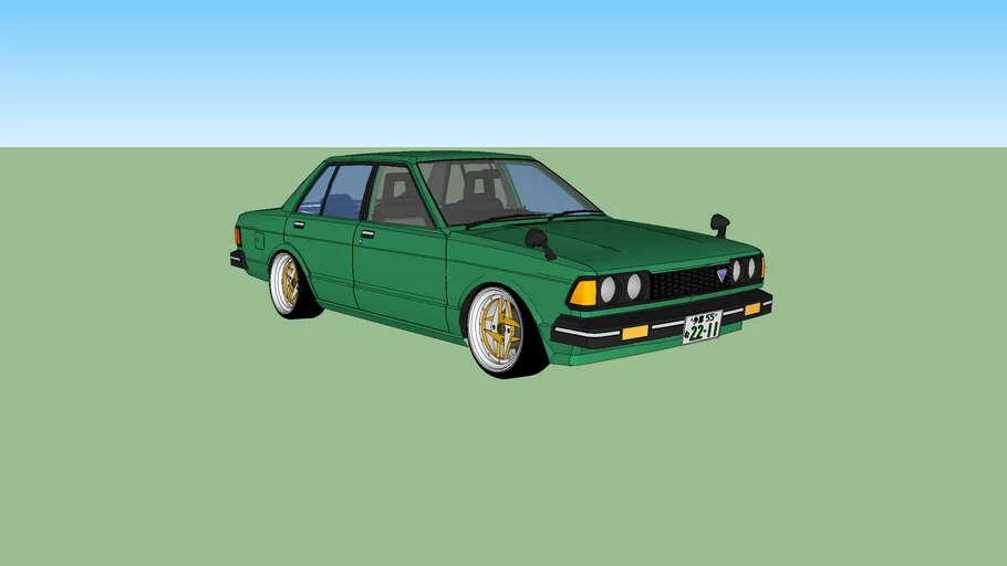 Nissan Bluebird U11 | 3D Warehouse
