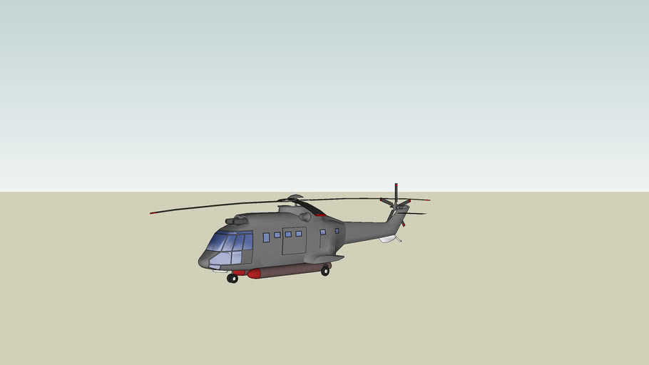 Eurocopter AS 332 Super Puma | 3D Warehouse