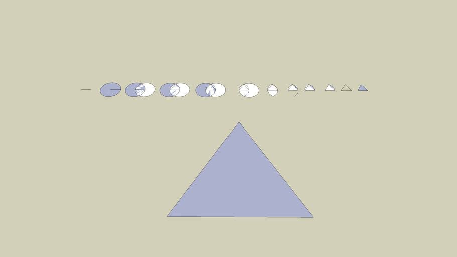 how to make a Perfect equalateral triangle | 3D Warehouse