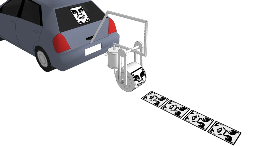 Obey Giant Moving Lithograph | 3D Warehouse