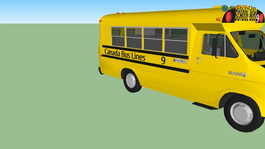 1990 Dodge Corbeil Mini Bus 9 | 3D Warehouse