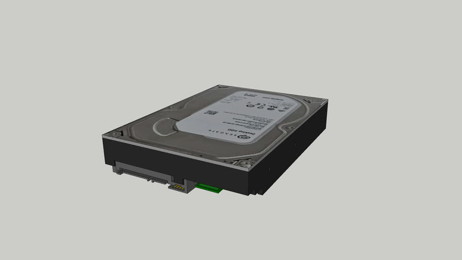 SEAGATE 3,5 inch HDD | 3D Warehouse