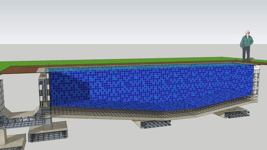 Swimming Pool Cross Section | 3D Warehouse
