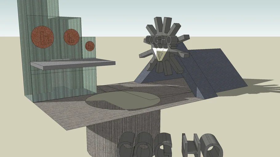 SELLBOT HQ - TEXTURED - TOONTOWN | 3D Warehouse