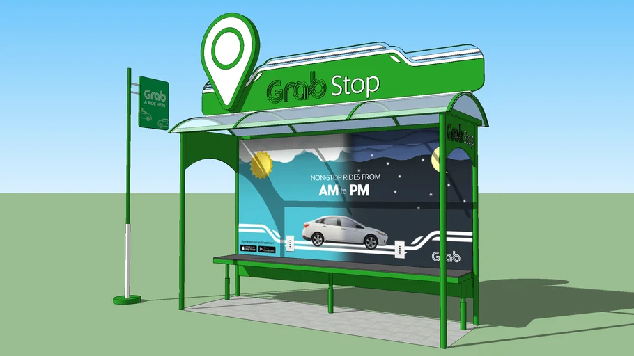 GRAB Waiting Shed | 3D Warehouse