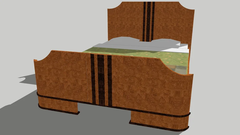Art Deco Bed | 3D Warehouse