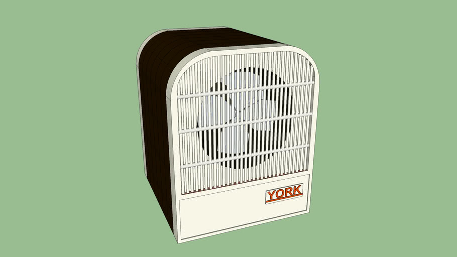 York Champion Central Air Conditioner 'The Tombstone' | 3D Warehouse