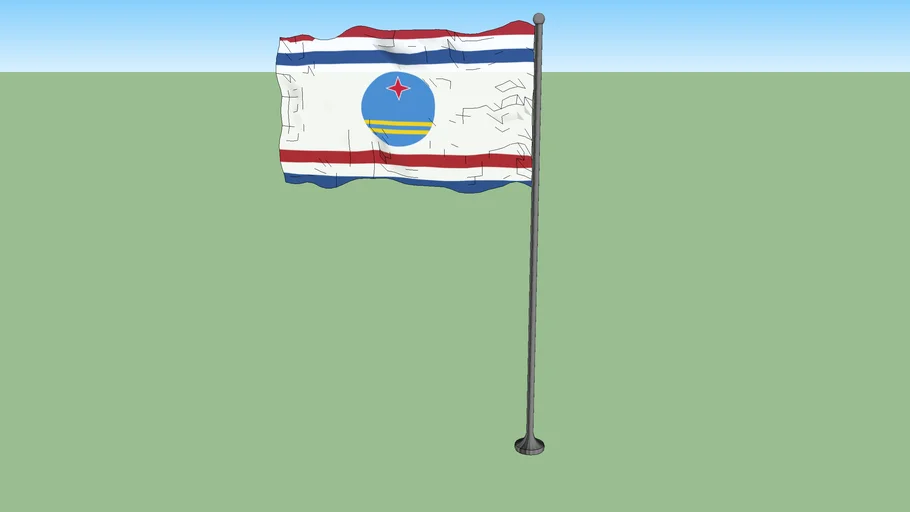 Flag of the Governor of Aruba | 3D Warehouse