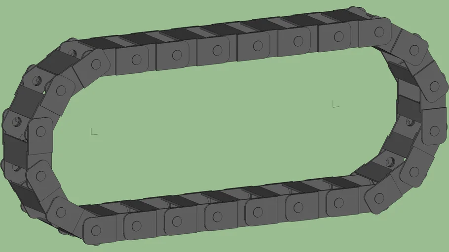 IGUS Energy Chain Cable Carrier | 3D Warehouse