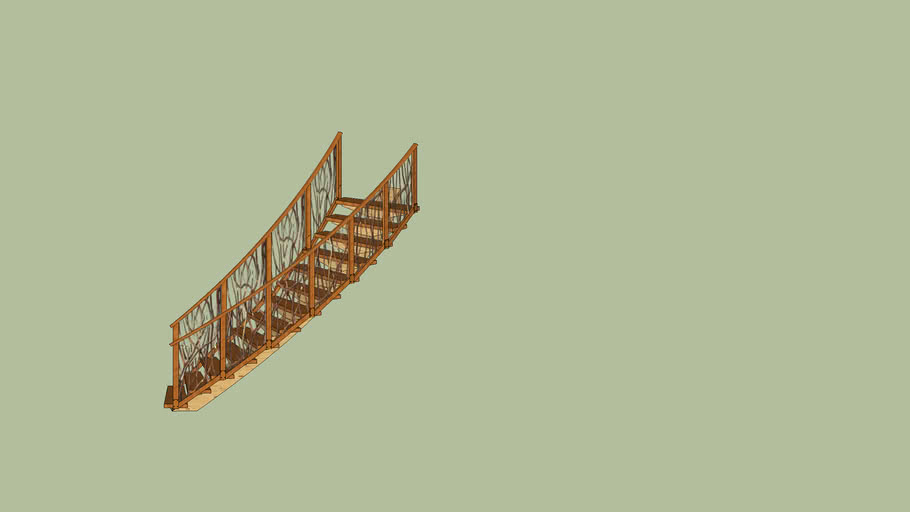CURVED STAIRS W/BRANCHES | 3D Warehouse