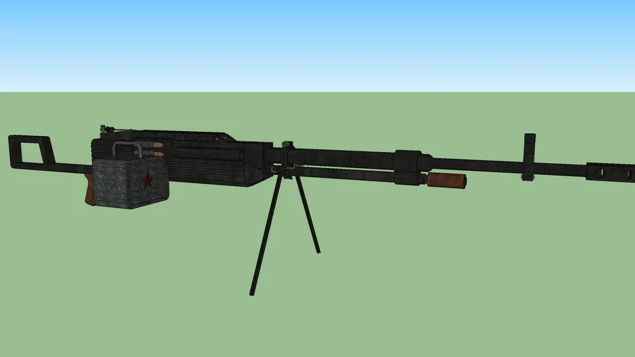 NSV 12.7 Maschinengewehr | 3D Warehouse