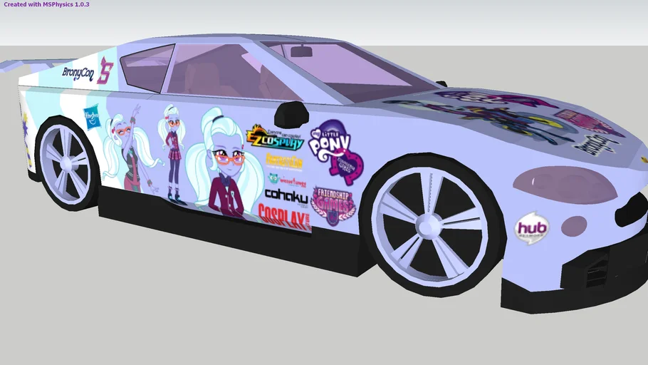 MLP Equestria Girls Sugarcoat Car | 3D Warehouse