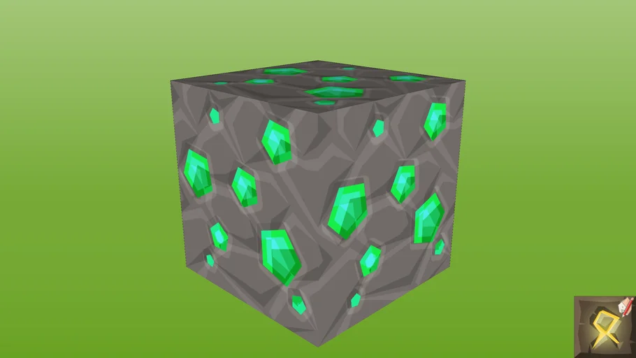 Emerald Ore | 3D Warehouse