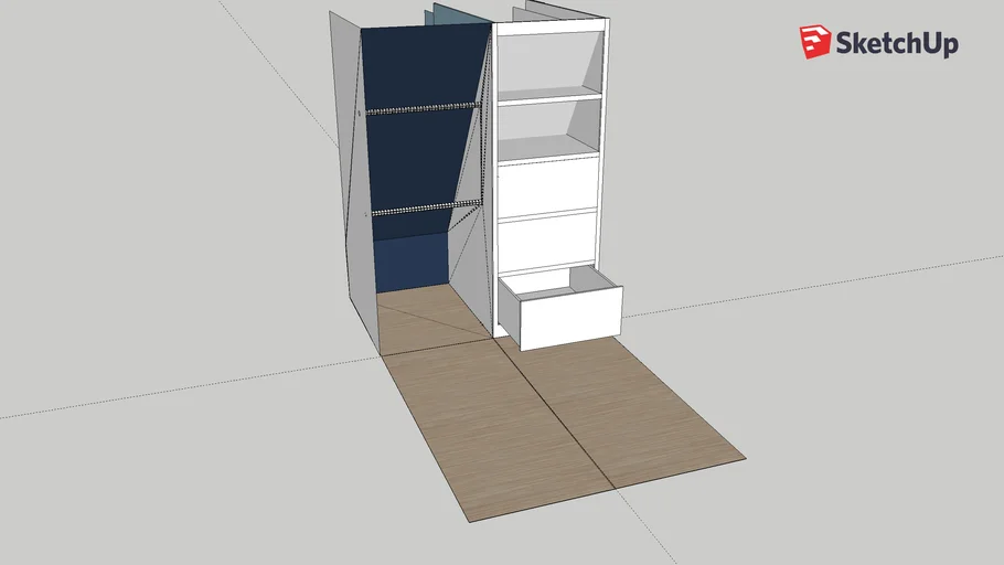 Custom Closet Built-in | 3D Warehouse