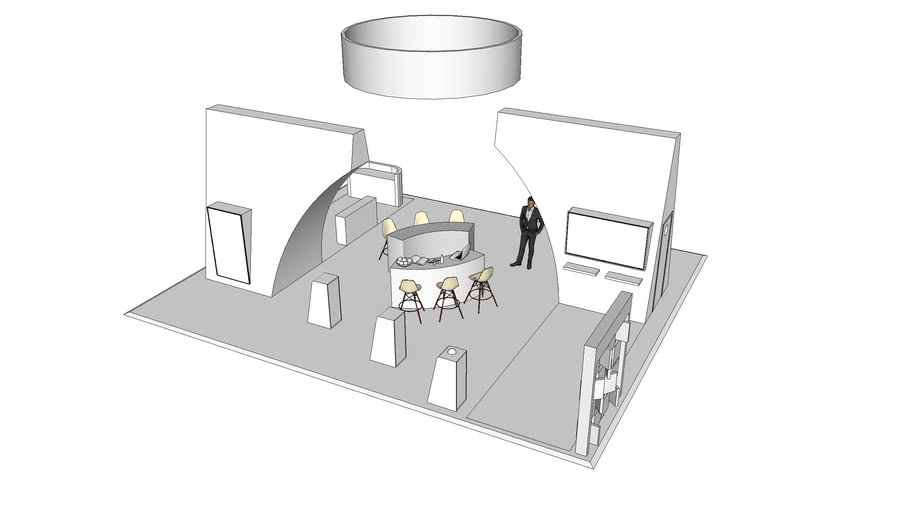 9m x 11m Exhibition Stand Design/Concept | 3D Warehouse