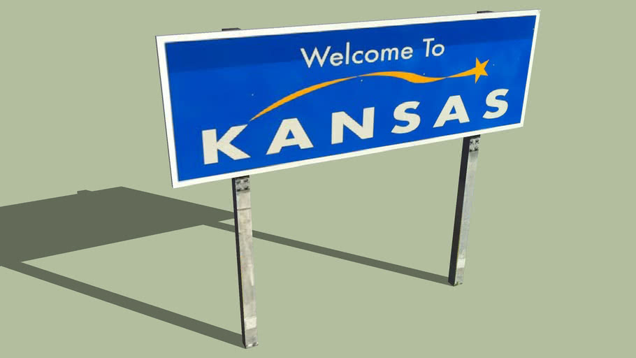 Welcome Sign Kansas | 3D Warehouse