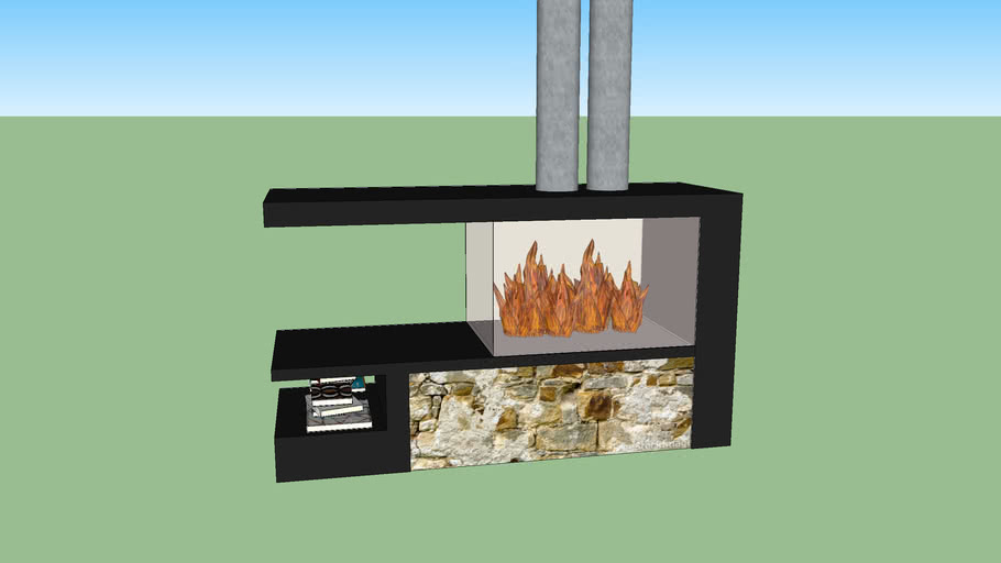 Modern fireplace | 3D Warehouse