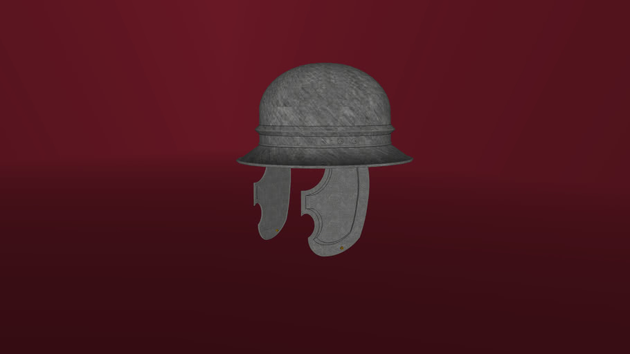 The Roman Empire - Celtic Agen-Port Military Helmet - 50 BC | 3D Warehouse