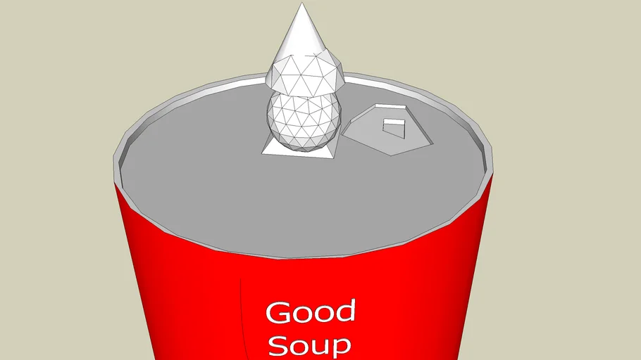 Soup Can | 3D Warehouse