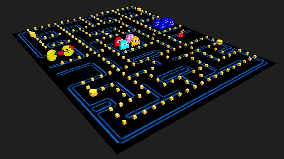 Pac-Man & Friends (WIP) | 3D Warehouse