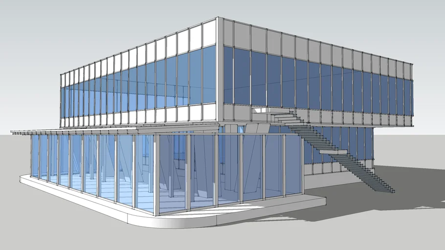 glazing building | 3D Warehouse