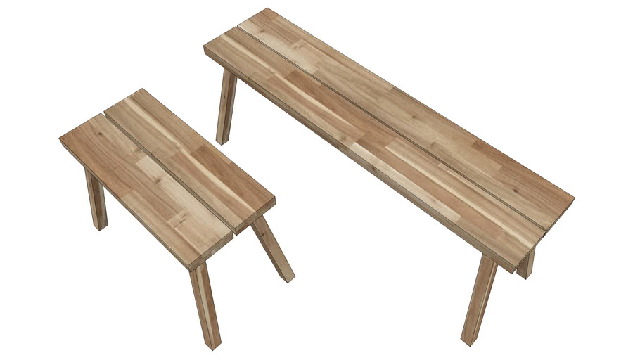 bench IKEA SKOGSTA 65 and 120 | 3D Warehouse