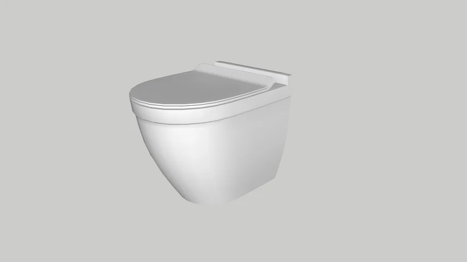 Floor Mounted WC_SLS-WHT-6953BI | 3D Warehouse