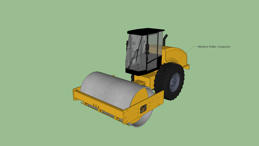 Vibratory Roller Compactor | 3D Warehouse