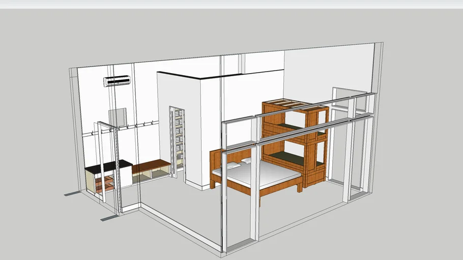 Bunk Bed Option | 3D Warehouse
