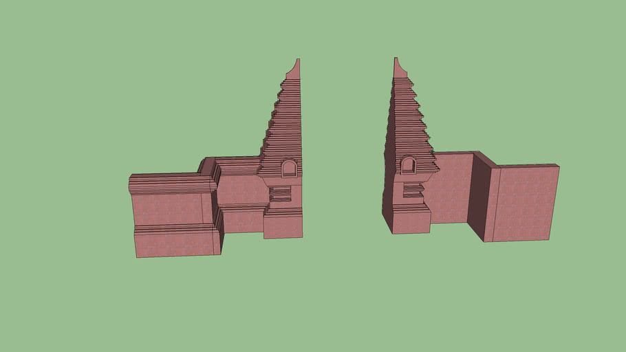 Candi Bali Model Jawa | 3D Warehouse