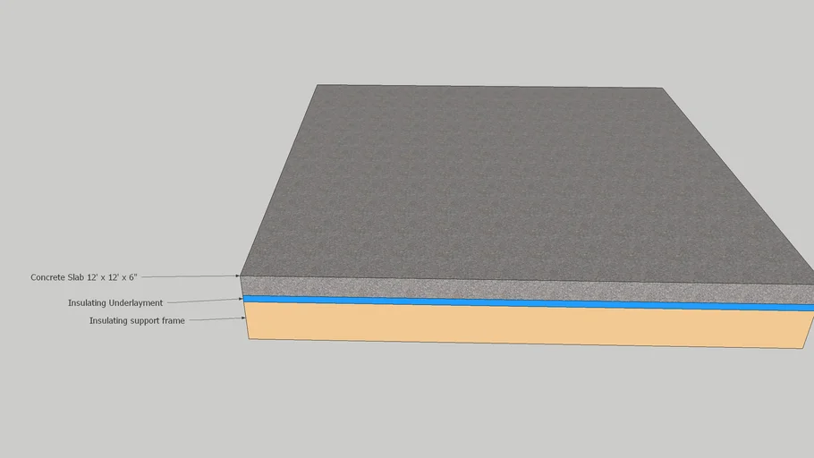 Thermal Storage Slab Concept For High Rise Lobbies | 3D Warehouse