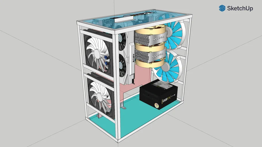 Self made pc case | 3D Warehouse