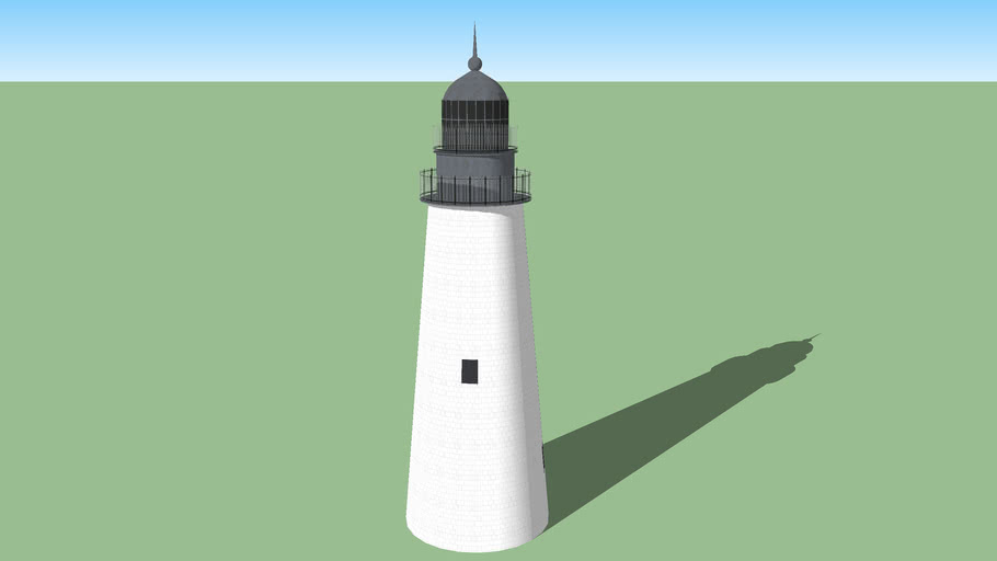 Basic Conical Lighthouse | 3D Warehouse