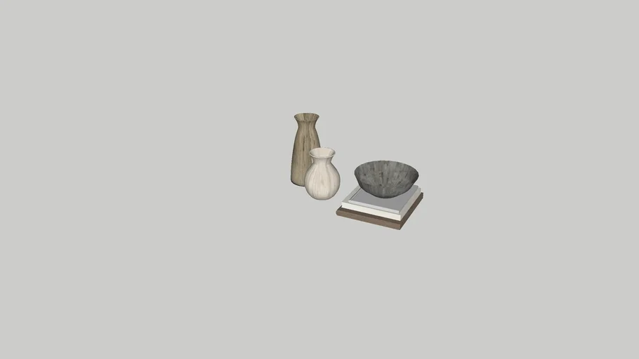 Rustic Tabletop decor | 3D Warehouse